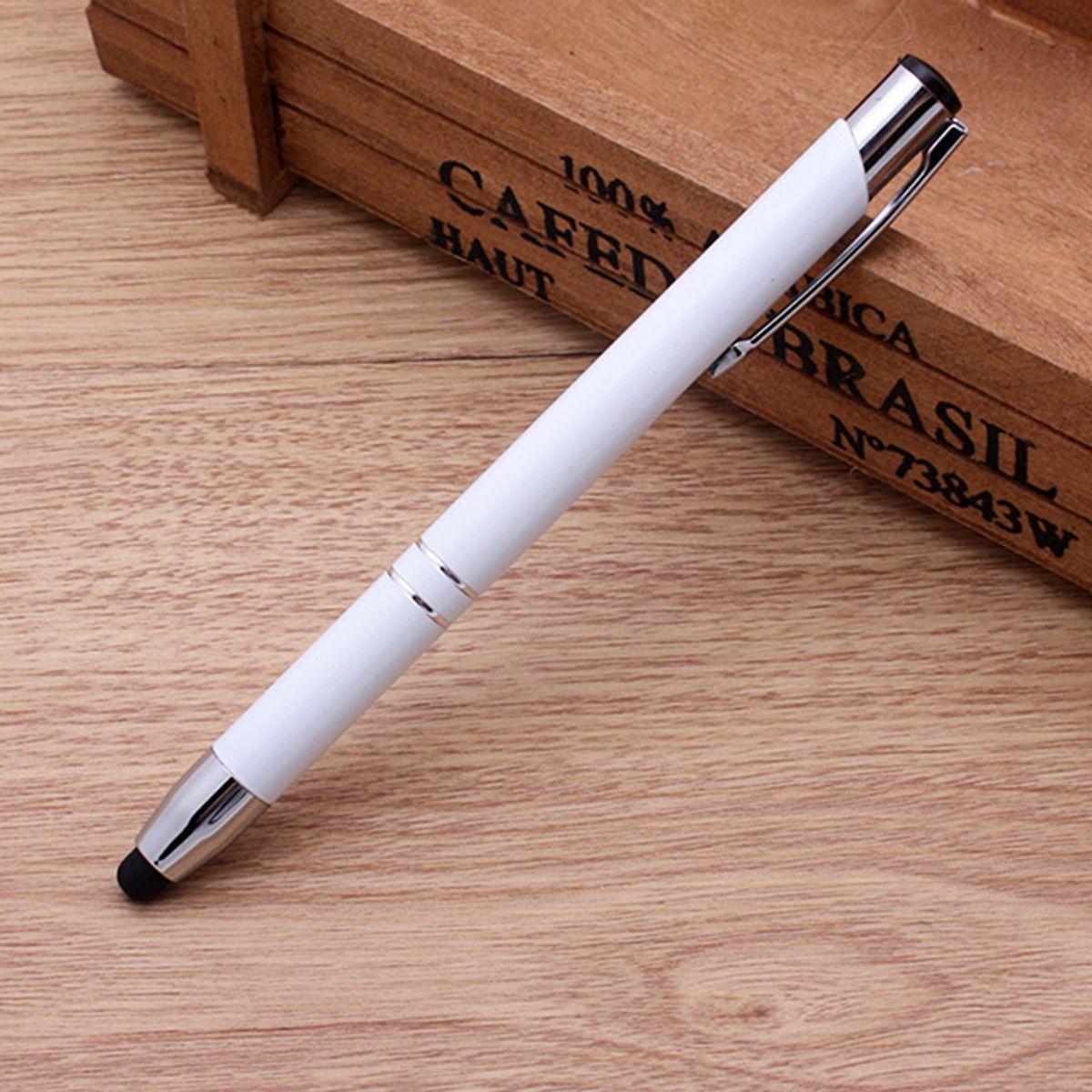 Custom Click Simple Ball point pen with the stylus pen PMT01020 | Order ...