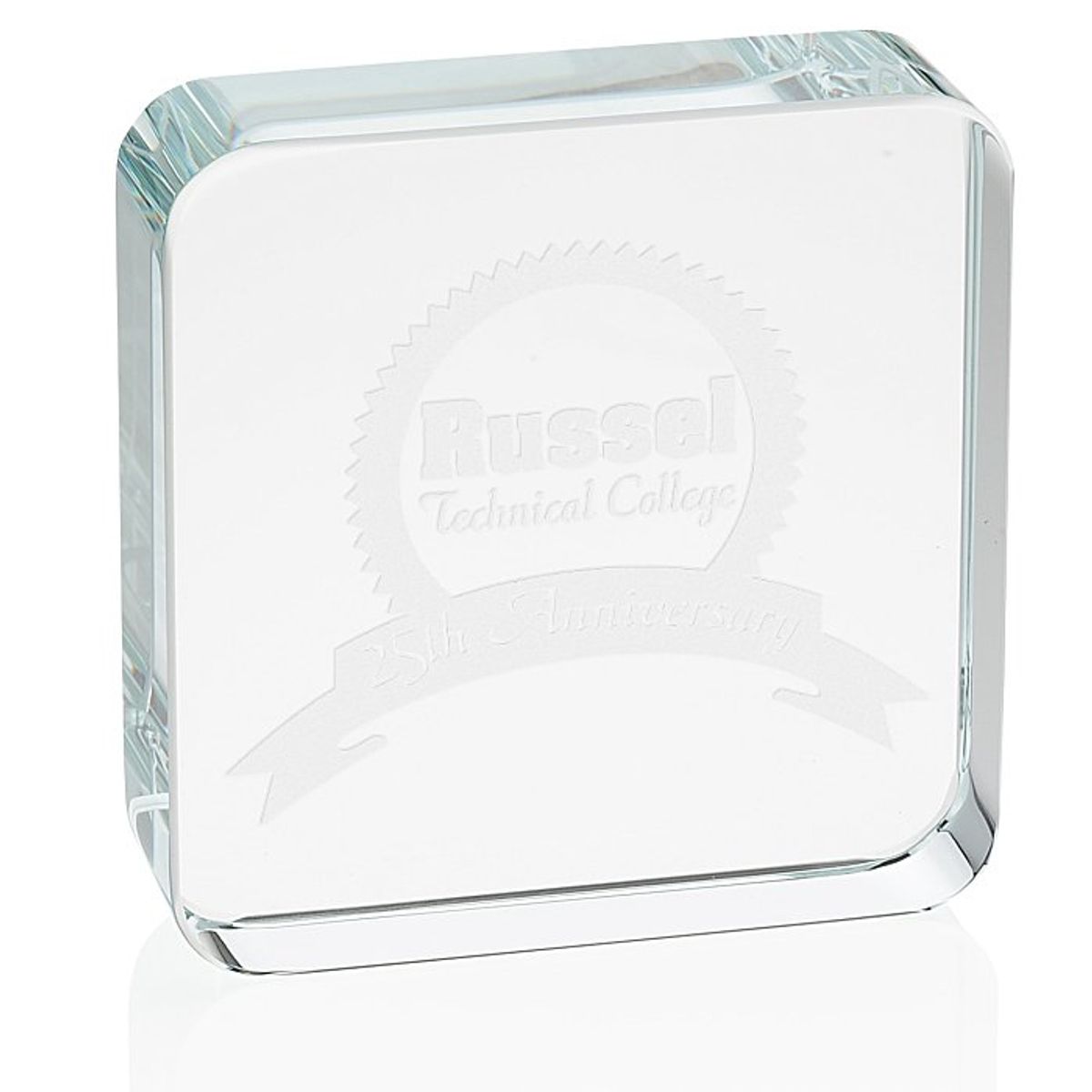 Starfire Paperweight - Square | Order-card.com | SKU# 5429