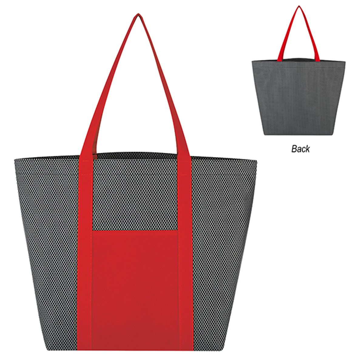 Custom Non Woven Honeycomb Mesh Tote Bag | Order-card.com | SKU# 103