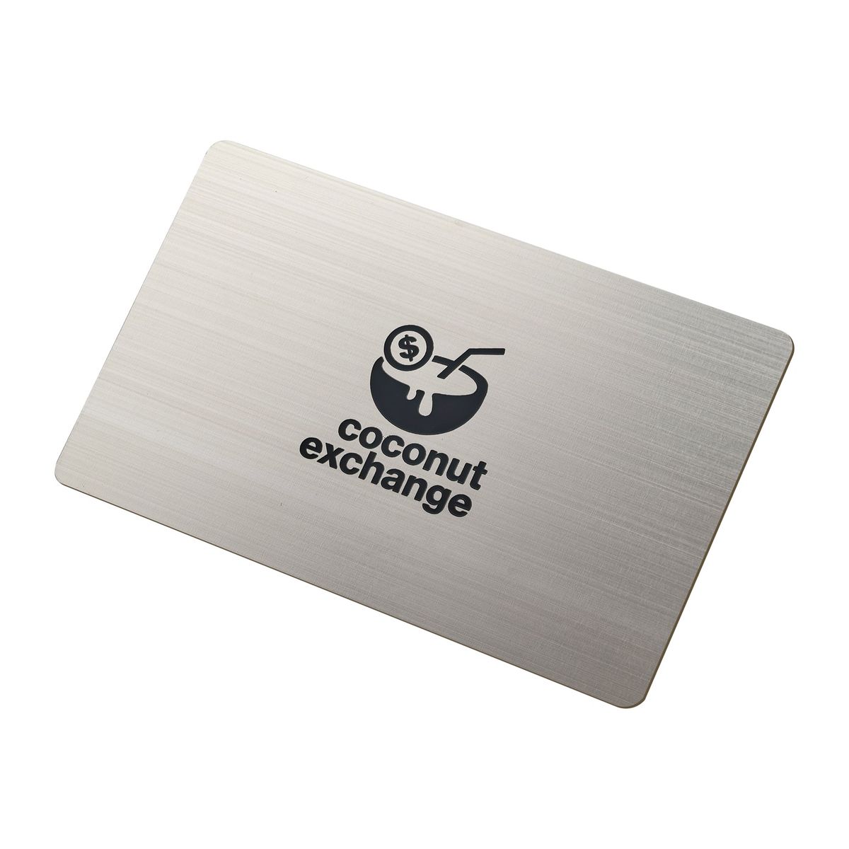 Brushed Metal Card | Order-card.com | SKU# 6193