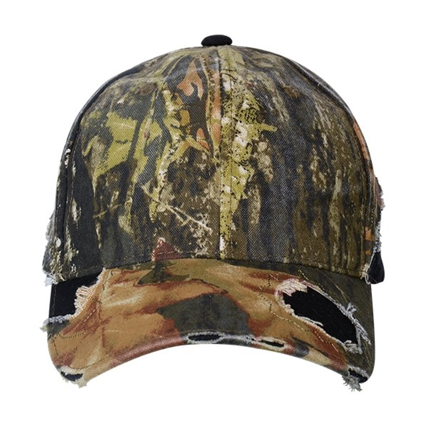 Camo Cap With Fray | Order-card.com | SKU# 1386