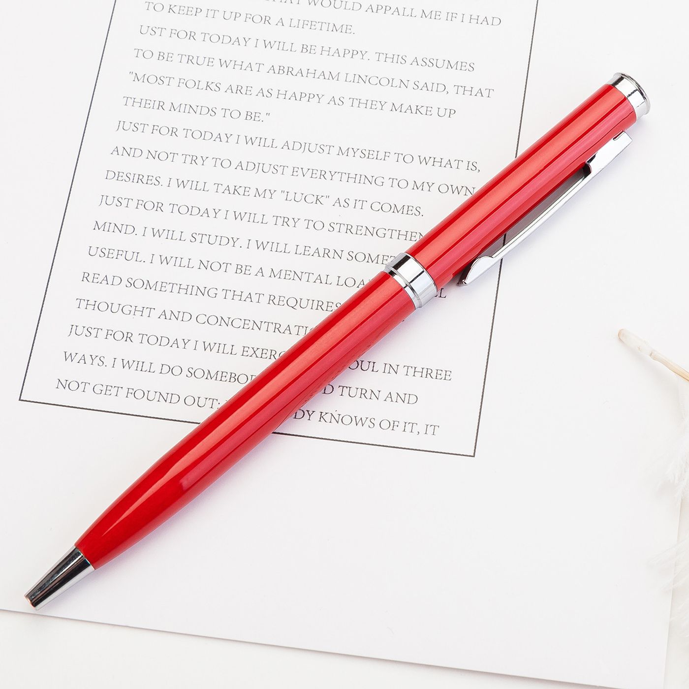 Custom Hotel Advertising Metal Ballpoint Pen PMT01012 | Order-card.com ...