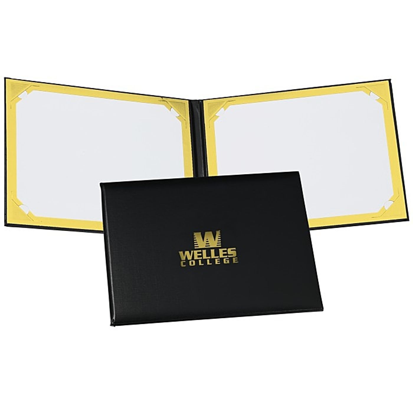 Double Award Folder - Foil Corners | Order-card.com | SKU# 5314